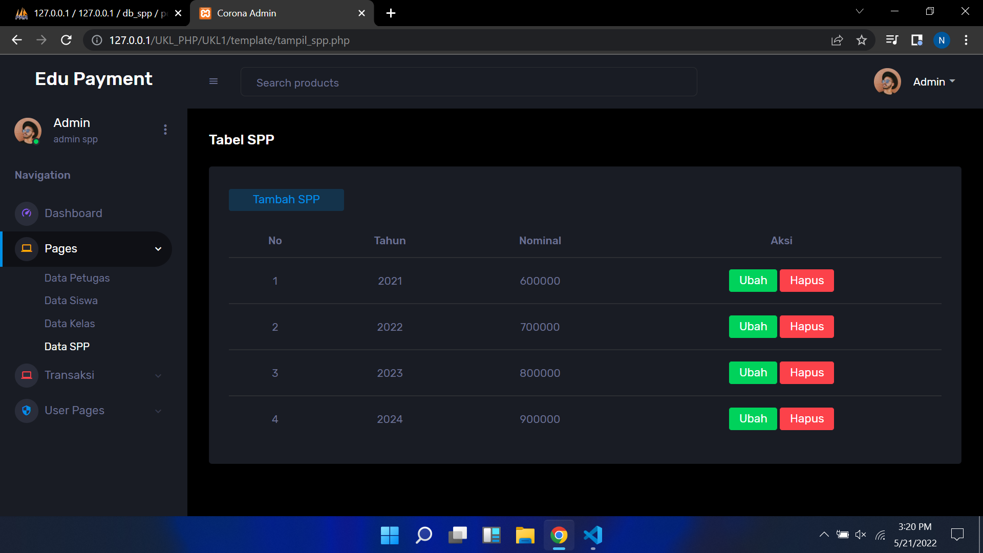 GitHub - Neilsya29RPL/Aplication-SPP-With-PHP