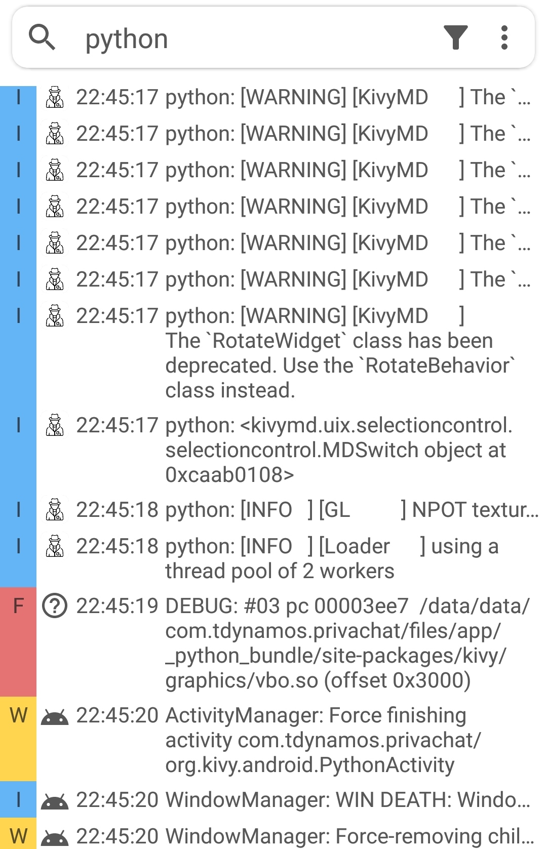 In Kivy App Vbo So Segfaults · Issue 7993 · Kivy Kivy · Github
