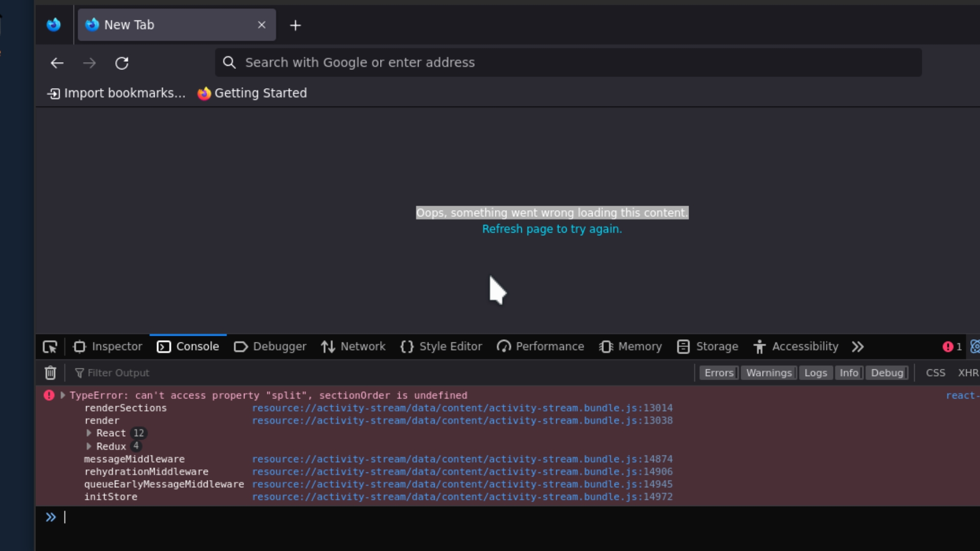 [Bug]: Firefox homepage fails to load · Issue #13013 · termux/termux-packages · GitHub