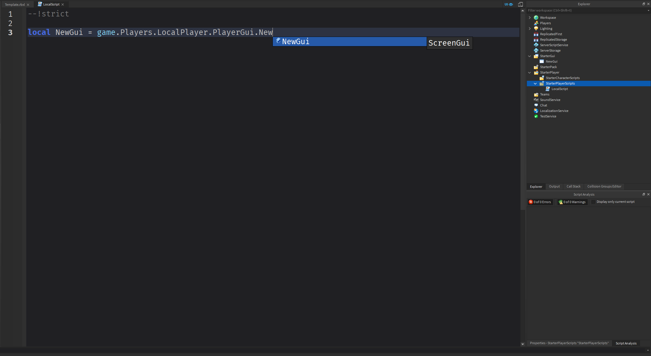 Missing children · Issue #16 · JohnnyMorganz/luau-lsp · GitHub