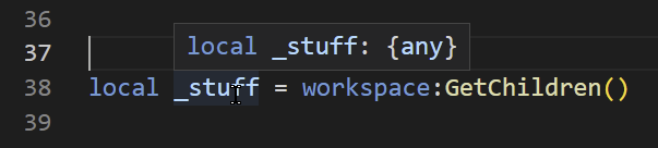Instance.GetChildren returns "Objects" · Issue #23 · JohnnyMorganz/luau-lsp · GitHub