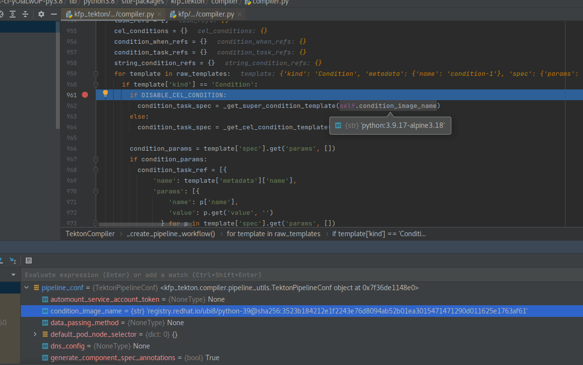 Custom image for compiler template · Issue #1316 · kubeflow/kfp-tekton ...