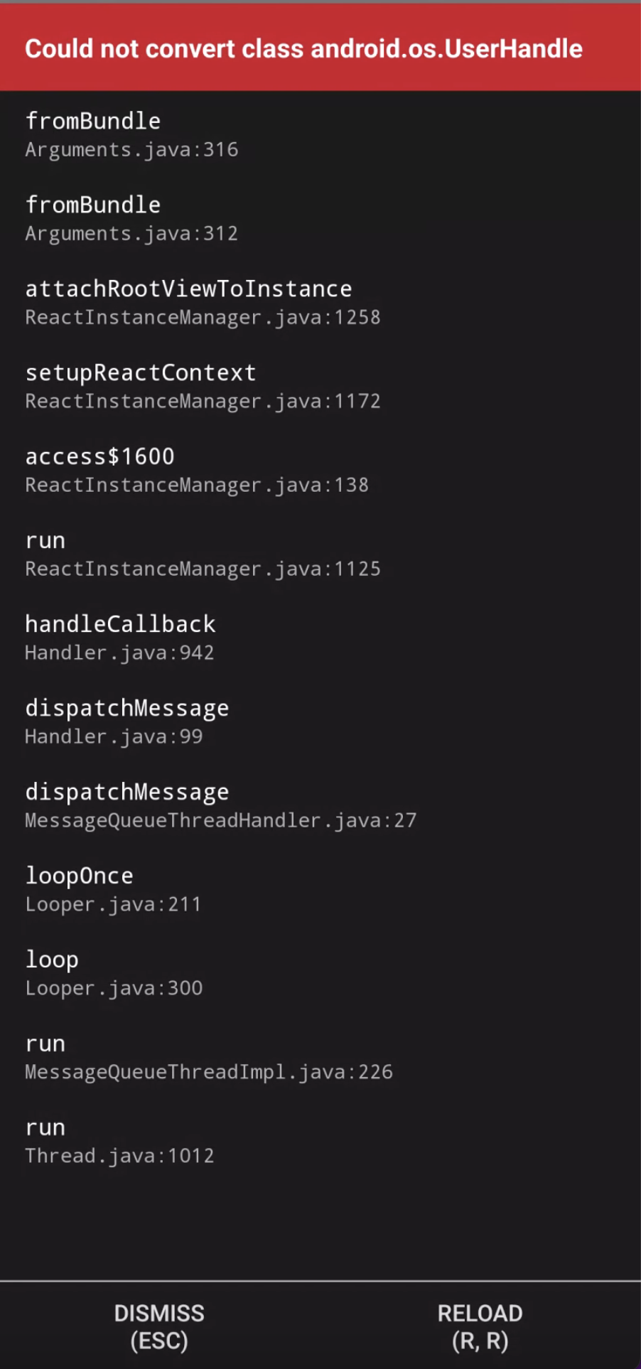Could not convert class android.os.UserHandle · Issue #37830 · facebook/react-native · GitHub