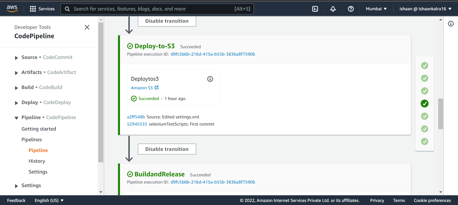GitHub - ishaankalra16/cicd-aws