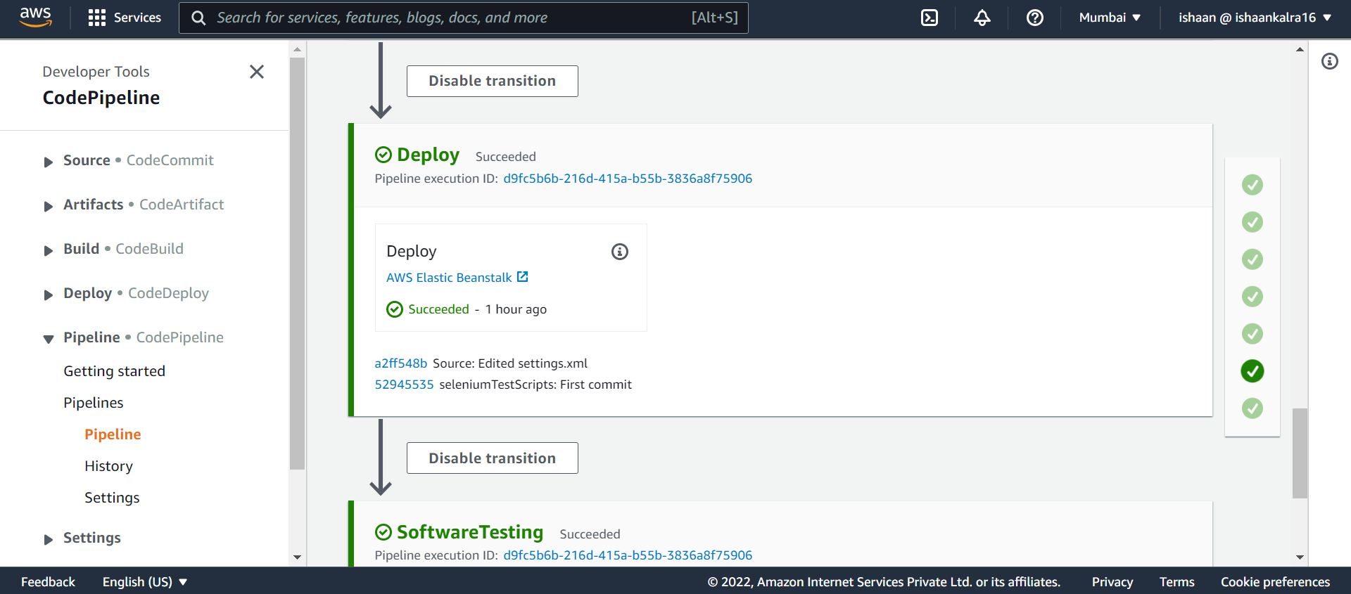GitHub - ishaankalra16/cicd-aws