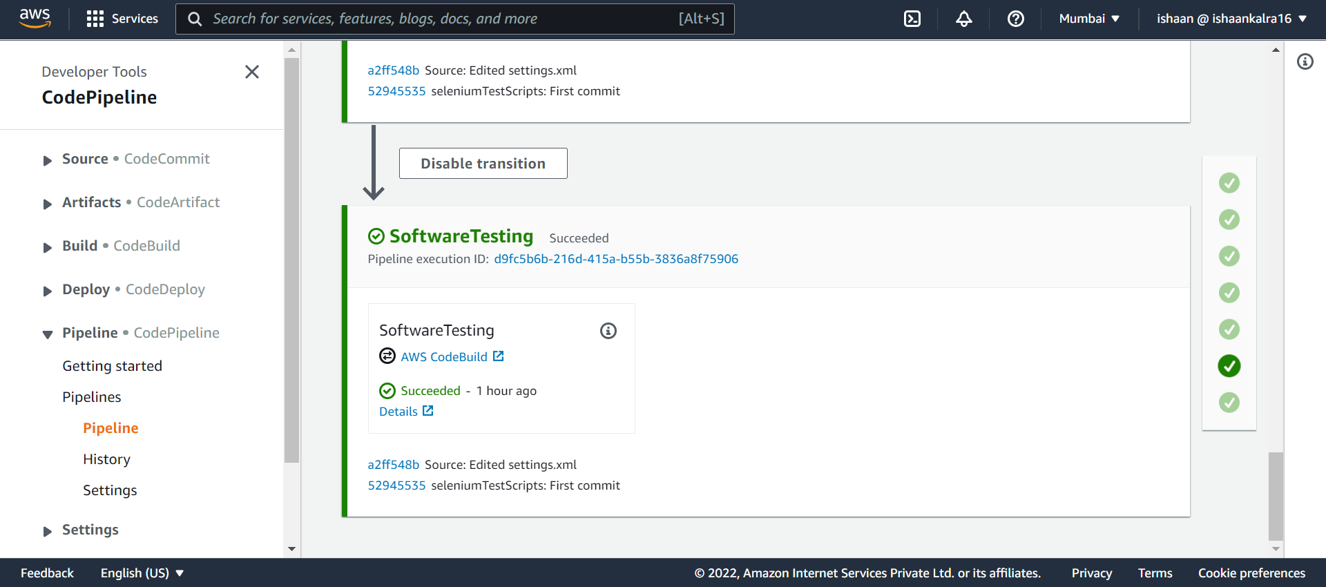 GitHub - ishaankalra16/cicd-aws