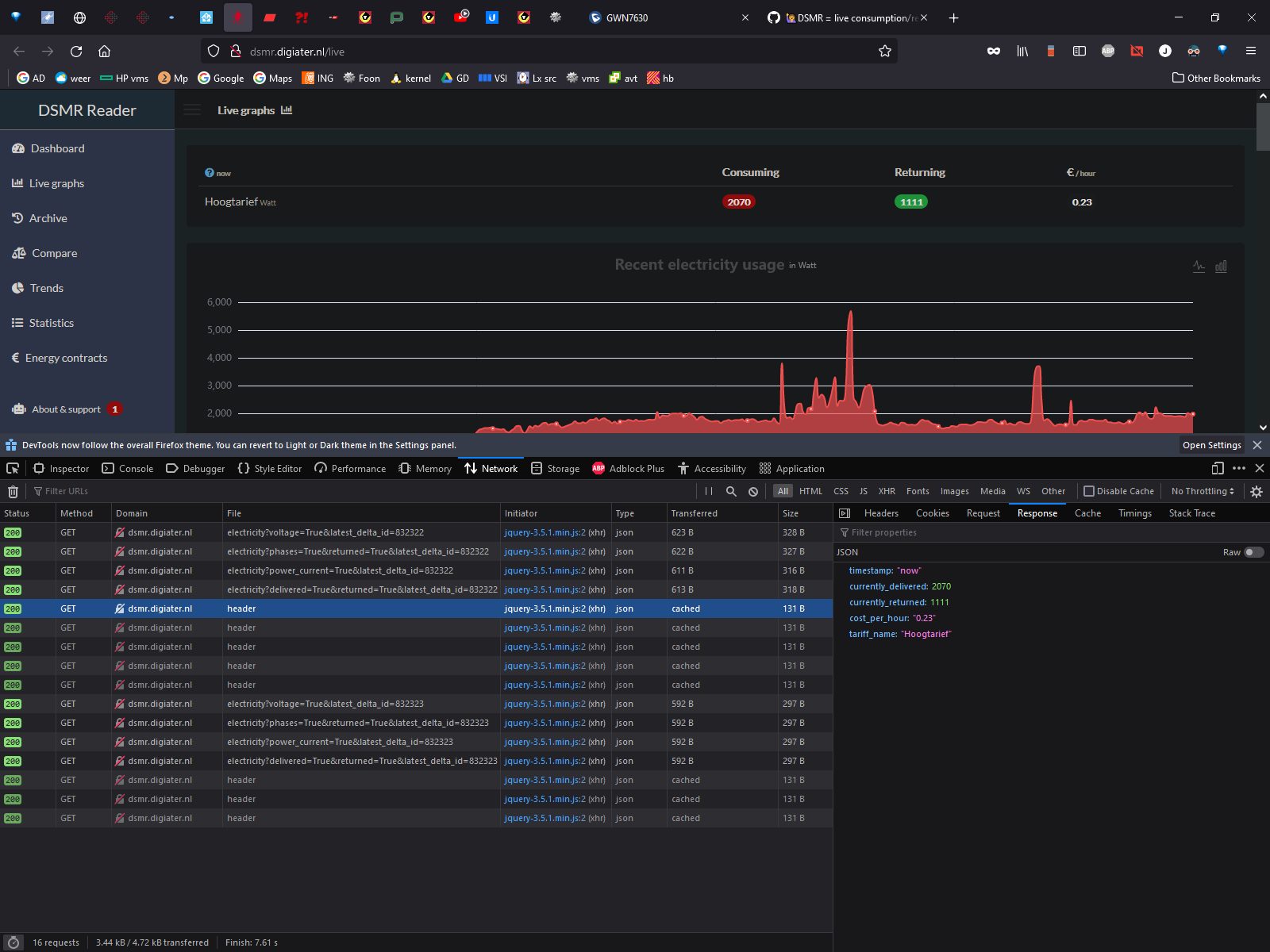 🙋DSMR = live consumption/returing values frozen · Issue #1591 · dsmrreader/dsmr-reader · GitHub