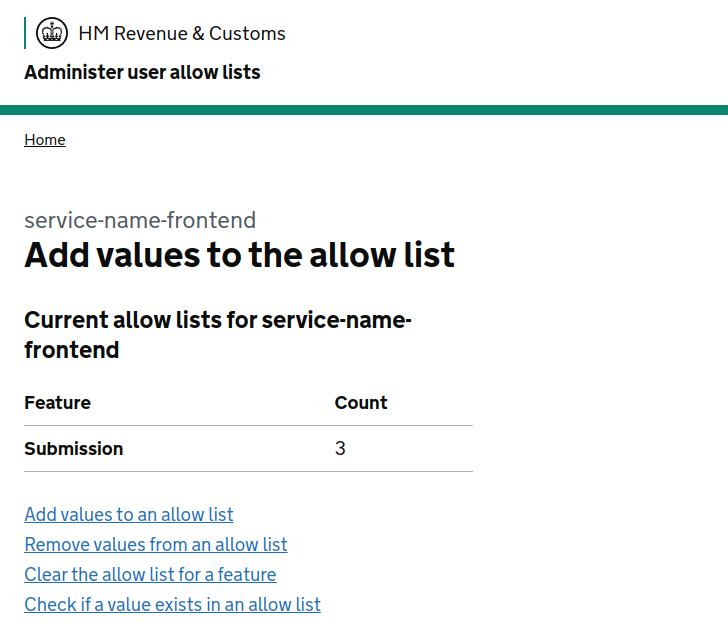 GitHub - hmrc/user-allow-list-admin-frontend