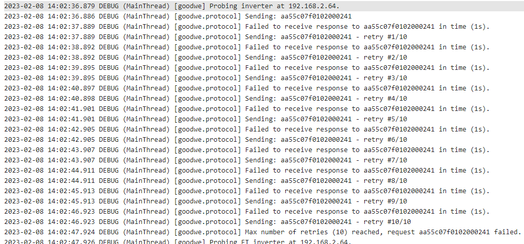Cannot connect to GW3600D-NS · Issue #156 · mletenay/home-assistant-goodwe-inverter · GitHub