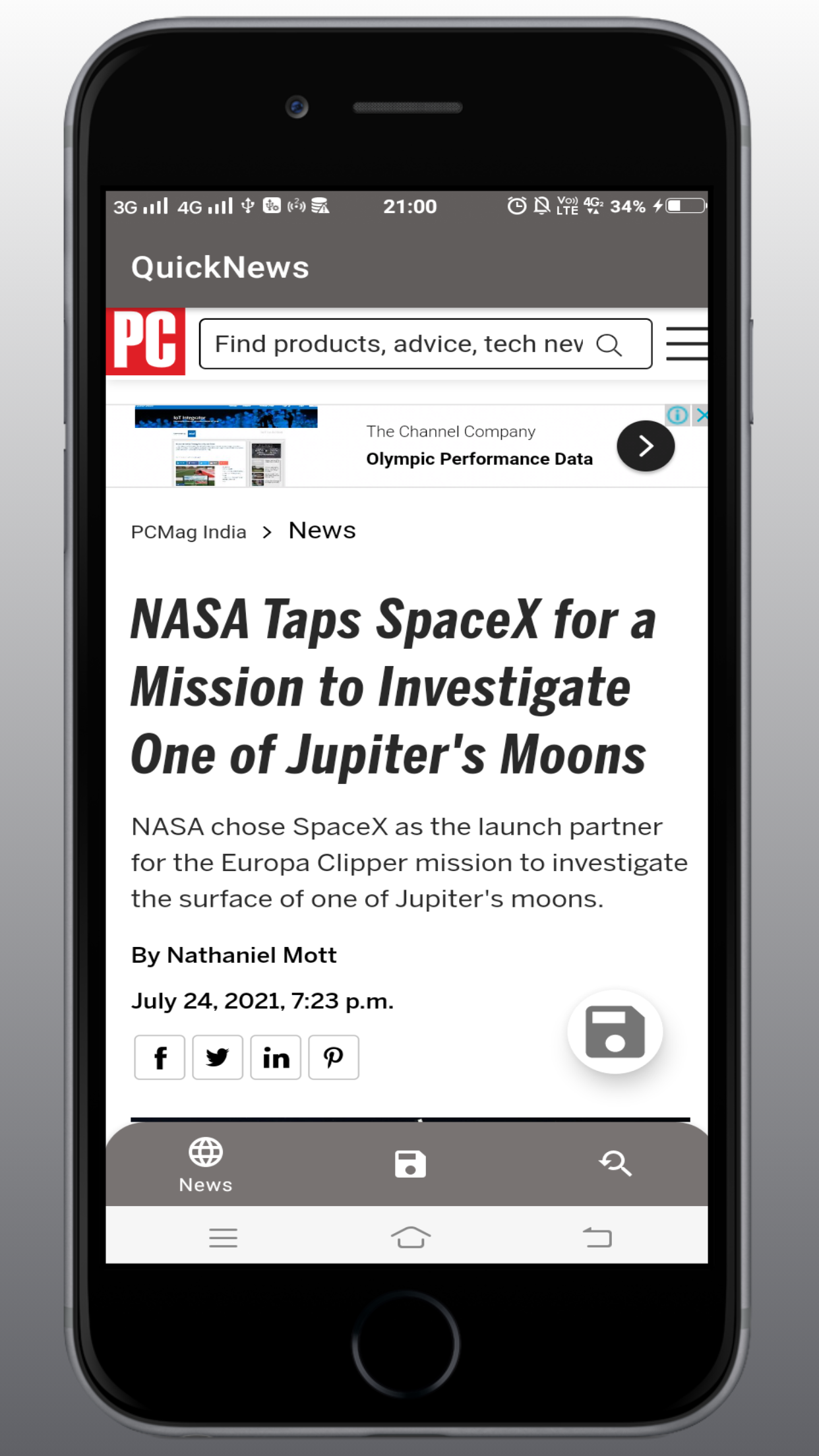 GitHub - kalyan4812/QuickNews: News Feed App