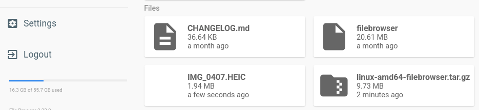 Icons for .heic files missing (no file icon at all) · Issue #2018 · filebrowser/filebrowser · GitHub