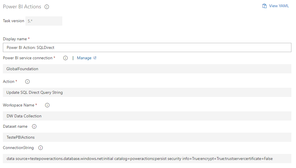 Update SQL Direct Query String return (400) Bad Request. · Issue #295 · maikvandergaag/msft ...