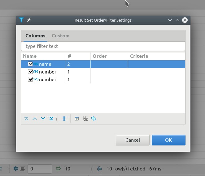 Default column order in filter settings incorrect · Issue #6208 ...