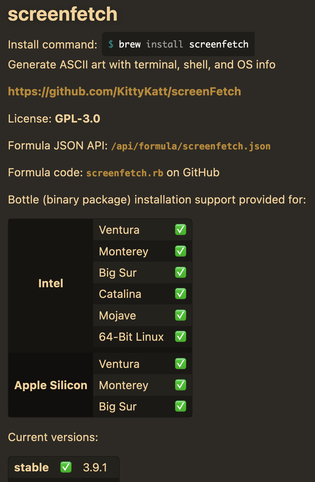 Please create a new release · Issue #771 · KittyKatt/screenFetch · GitHub