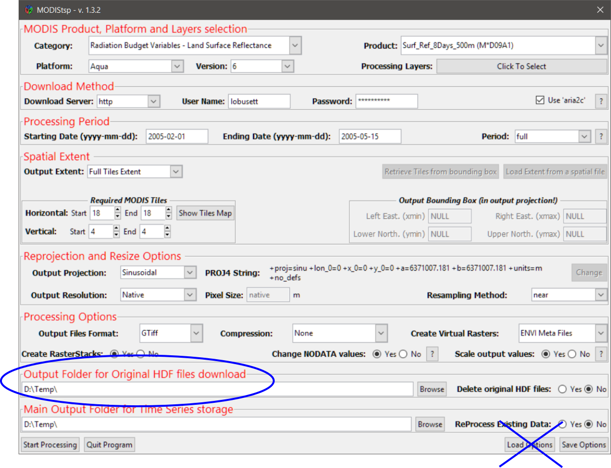 Issue processing HDF files offline · Issue #85 · ropensci/MODIStsp · GitHub