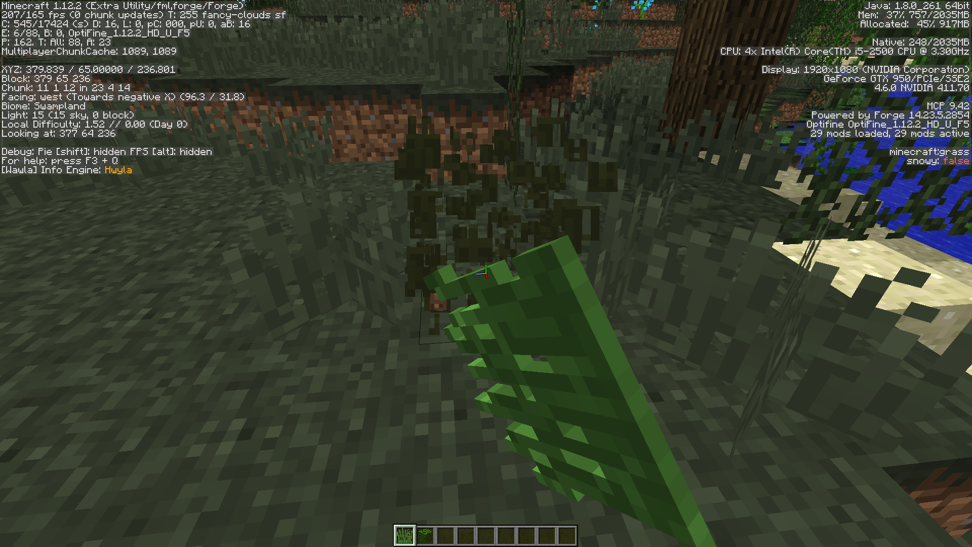 [Bug] [1.12.2] Custom swamp colormap does not affect destroyed block ...