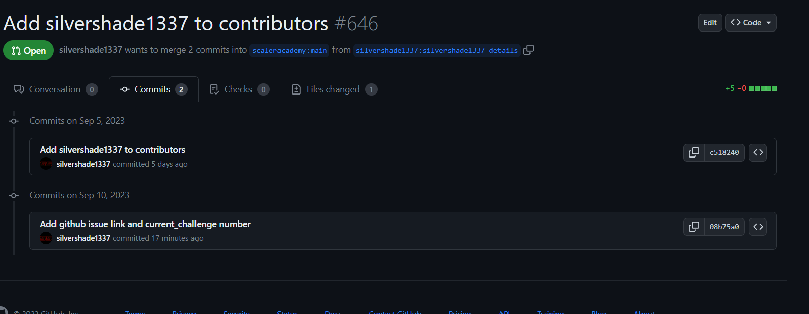 Challenge #1: Aneesh YR · Issue #177 · scaleracademy/scaler-open-source-september-challenge · GitHub
