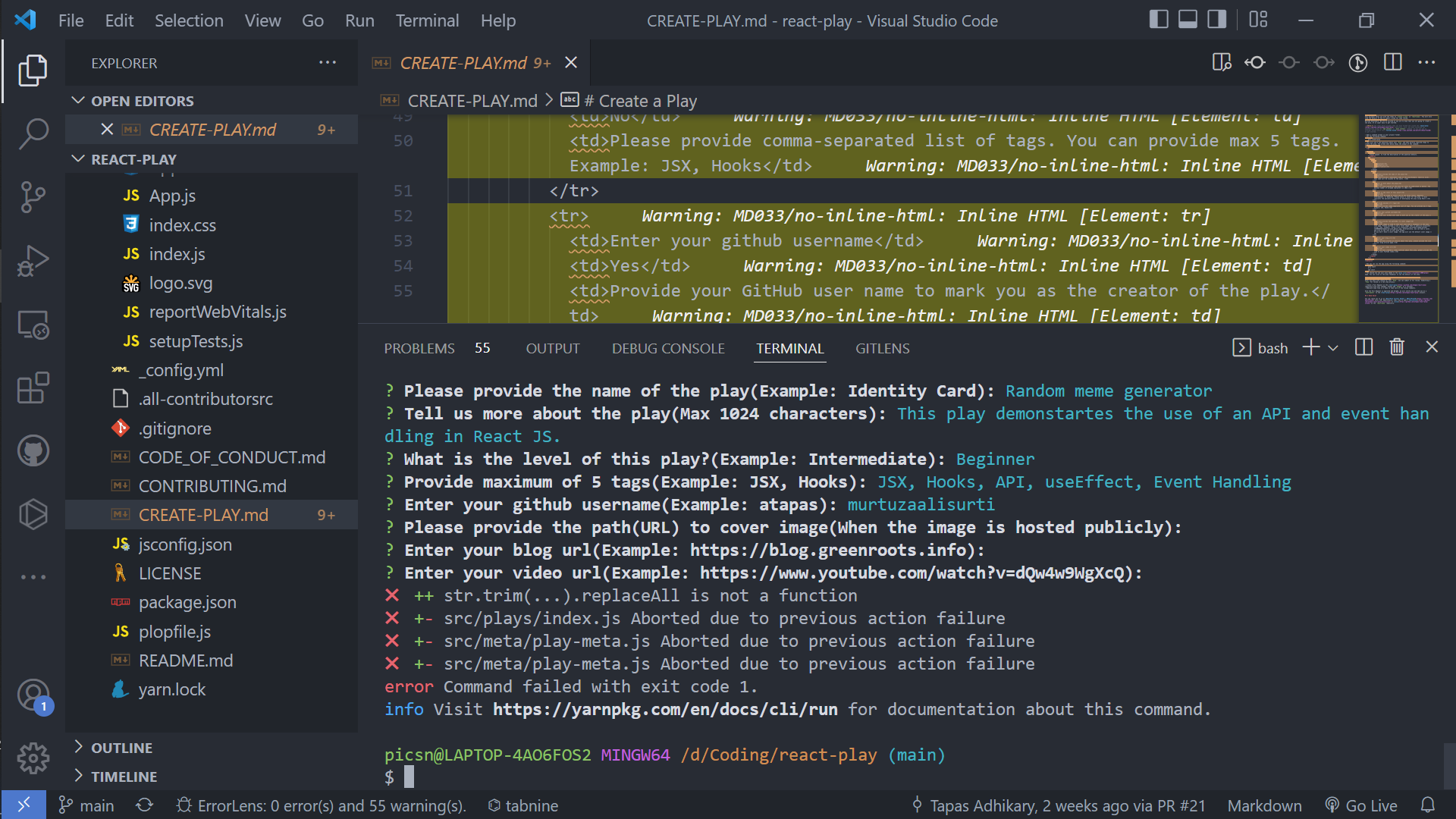 [Add a play]: Random meme generator · Issue #37 · reactplay/react-play · GitHub