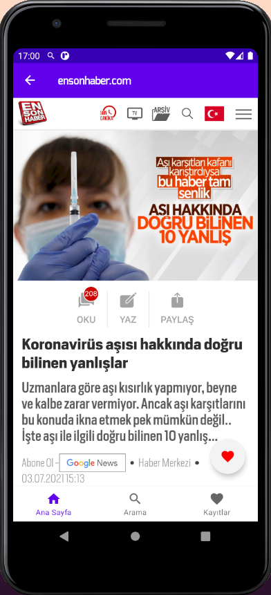 GitHub - enesarabaci/NewsApp