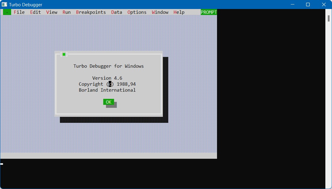 Possible to run Borlands Win16 Turbo Debugger (tdw.exe) with winedvm? · Issue #1082 · otya128 ...