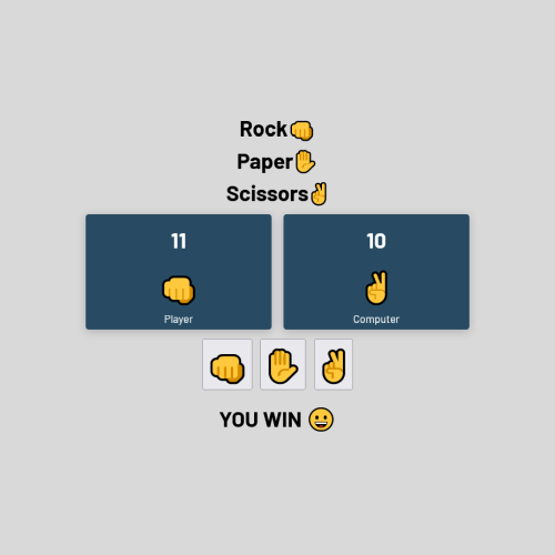 GitHub - fontilan/rock-paper-scissors: simple rock paper scissors game