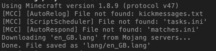 MacOS Guide Link is Broken · Issue #1147 · MCCTeam/Minecraft-Console-Client · GitHub
