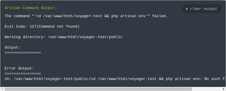 Run any command in Compass get Error · Issue #4841 · thedevdojo/voyager · GitHub