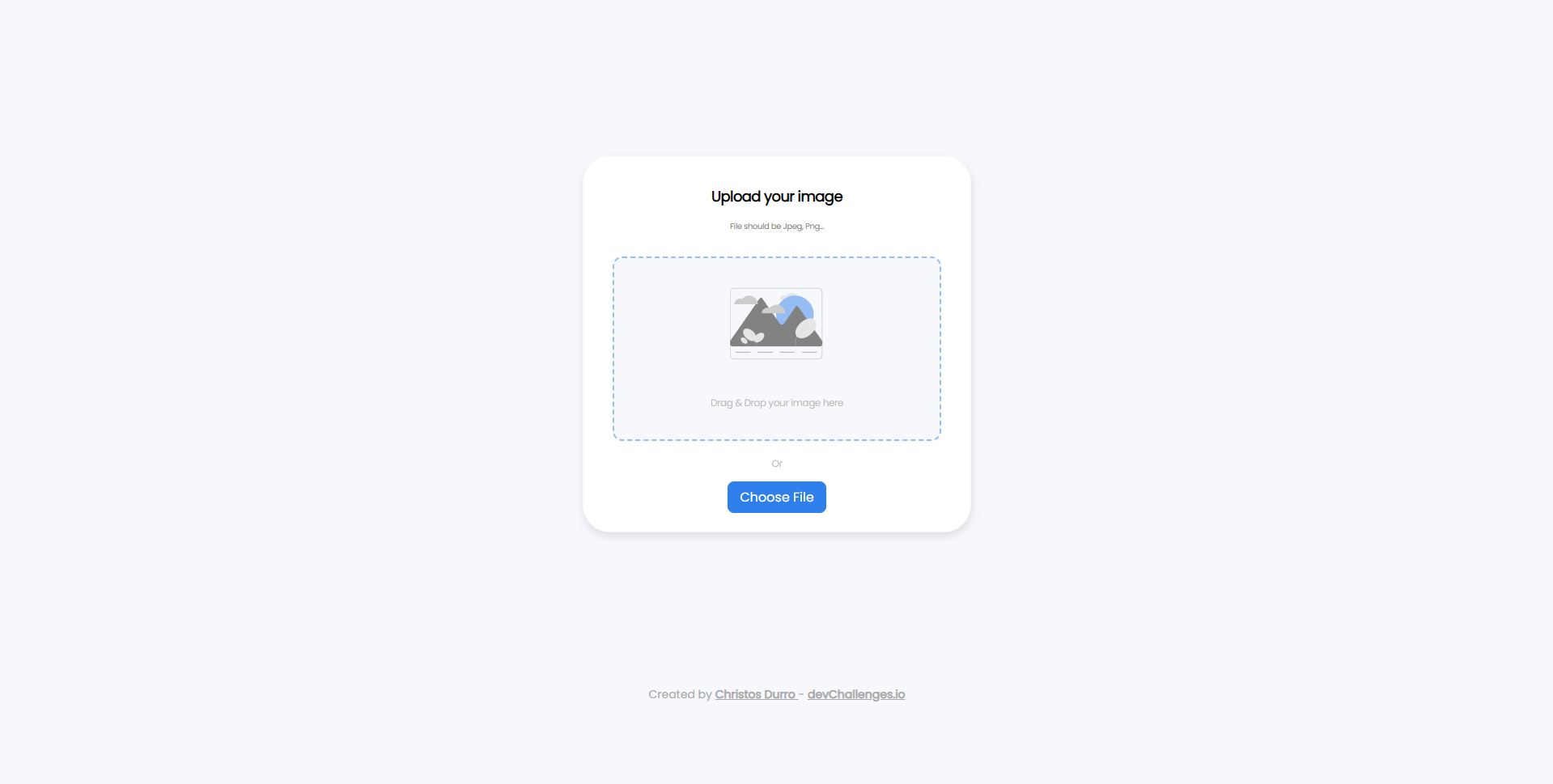 GitHub - ChristosDurro/image-upload-master