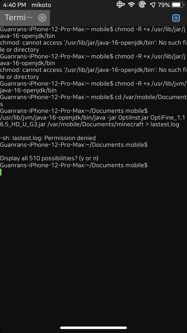 Optifine install issues · Issue #89 · PojavLauncherTeam/PojavLauncher_iOS · GitHub