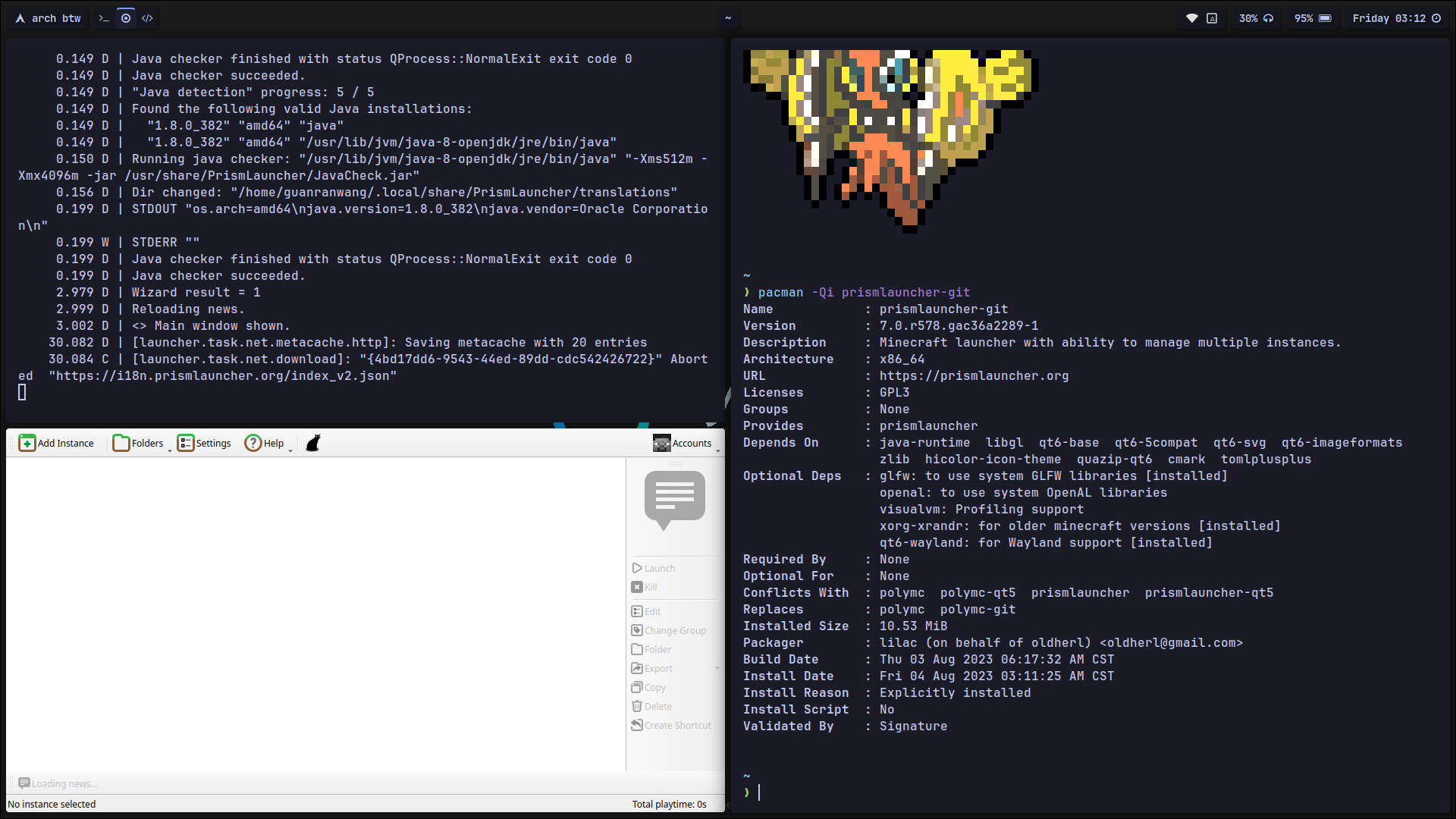 Incompatibility with Arch Linux Qt 6 · Issue #991 · PrismLauncher/PrismLauncher · GitHub