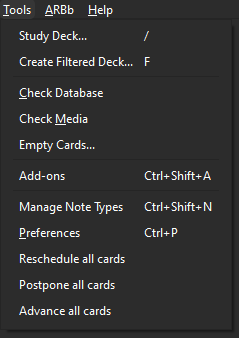 [Feature Request] Make it easier to access `Reschedule all cards` functionality in helper ...