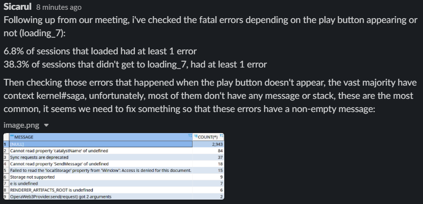 Invalid errors message are sent from kernel#saga context to segment ...