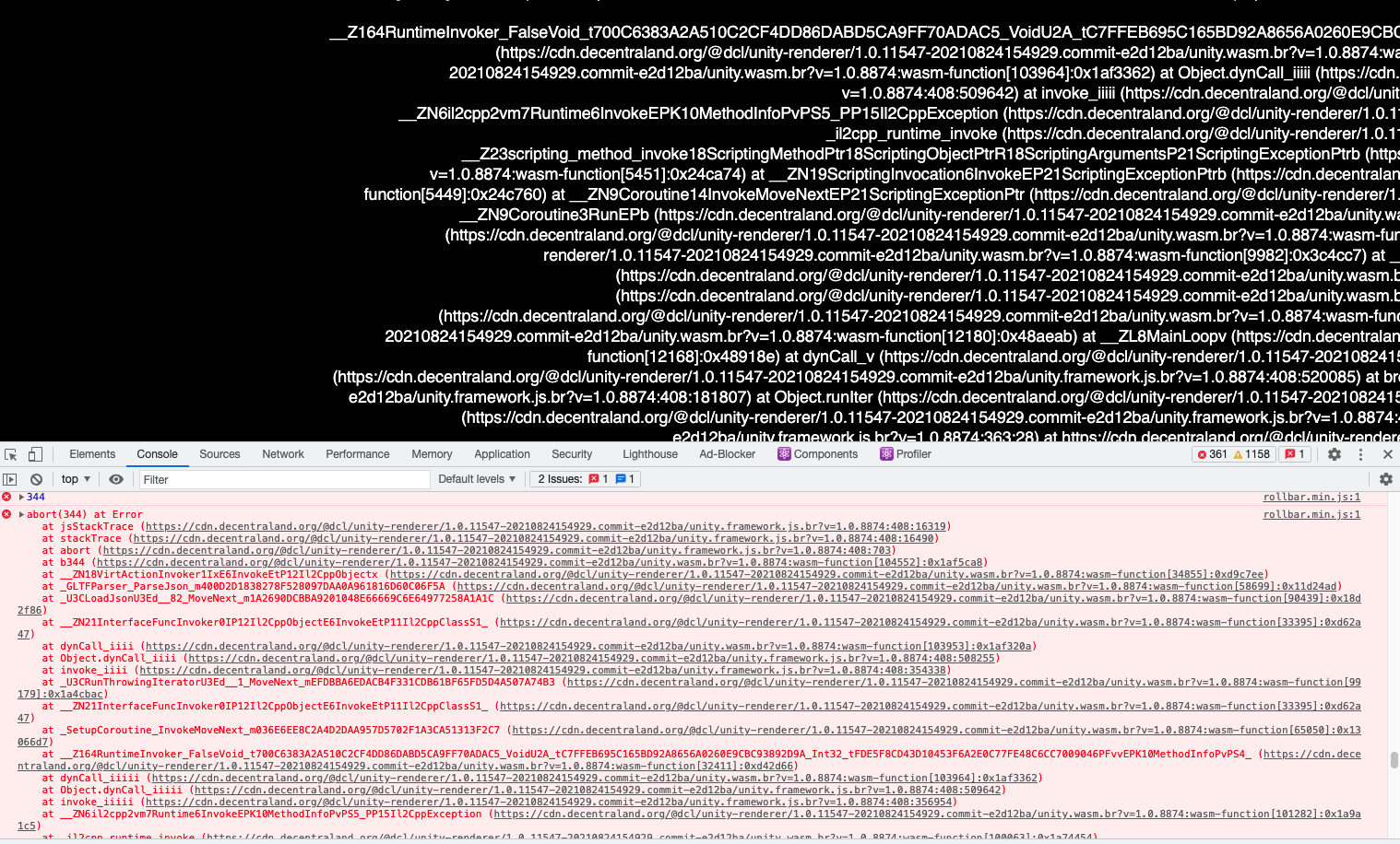 GLTFParser.ParseJson crashes · Issue #1047 · decentraland/unity-renderer · GitHub