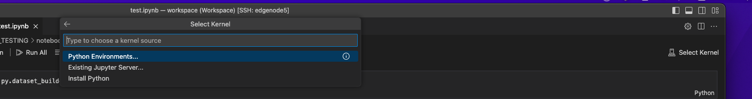 'Select Kernel: Python Environments...' not detecting any environments. · Issue #13319 ...
