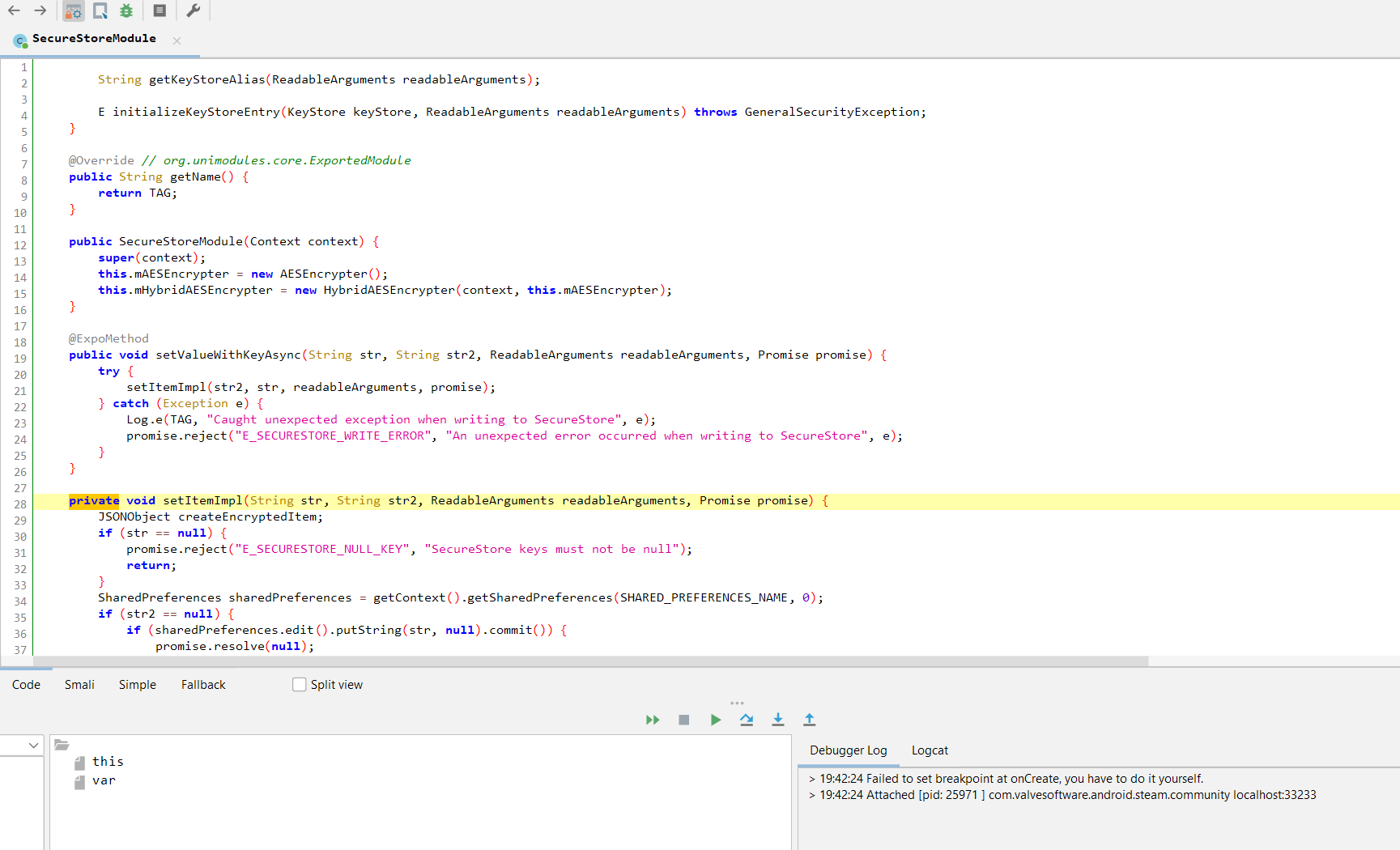 [Question] Unable to set breakpoint · Issue #1733 · skylot/jadx · GitHub