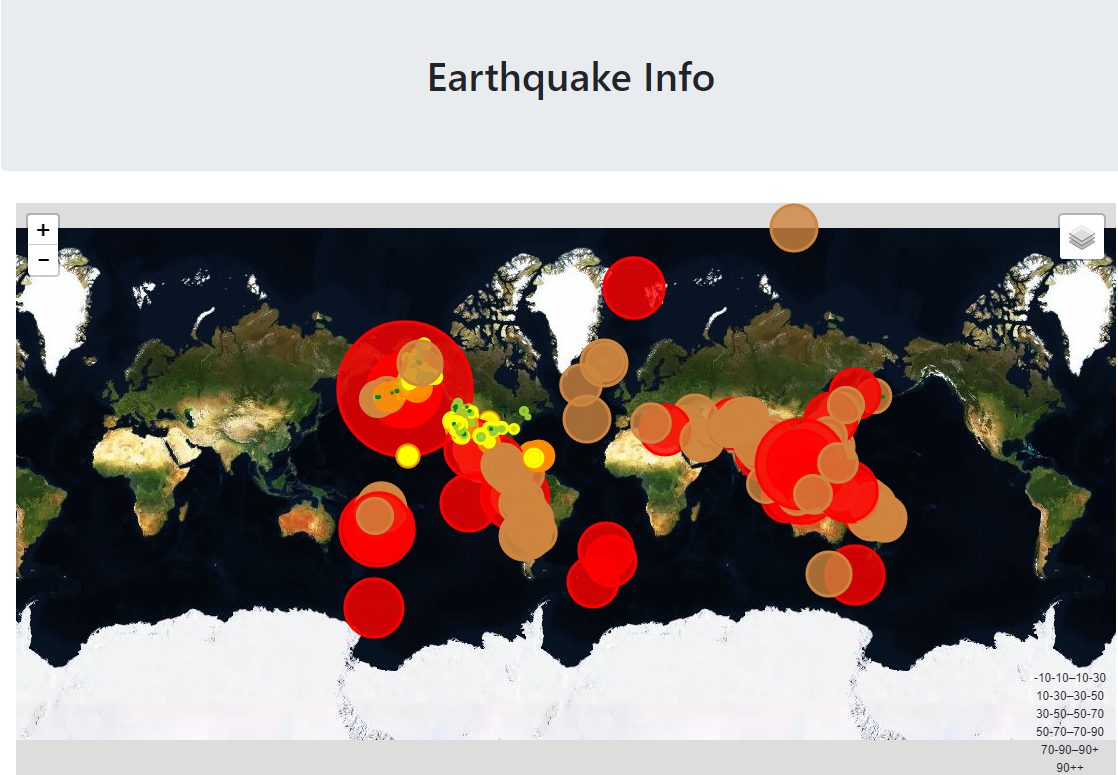 GitHub - KateBessonova/Earthquake-Visualization-with-Leaflet: A basic visualization of live ...