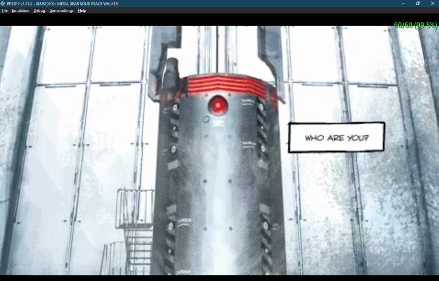 Somes cutscenes are getting stuck in Metal Gear Solid Peace Walker · Issue #17512 · hrydgard ...