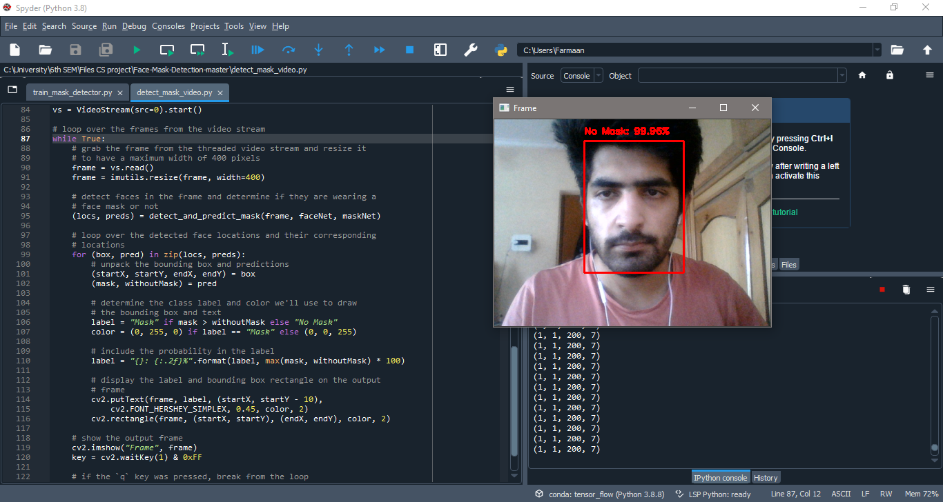 GitHub - Farmaan10/Face-Mask-Detection: Corona Virus Disease (COVID-19 ...