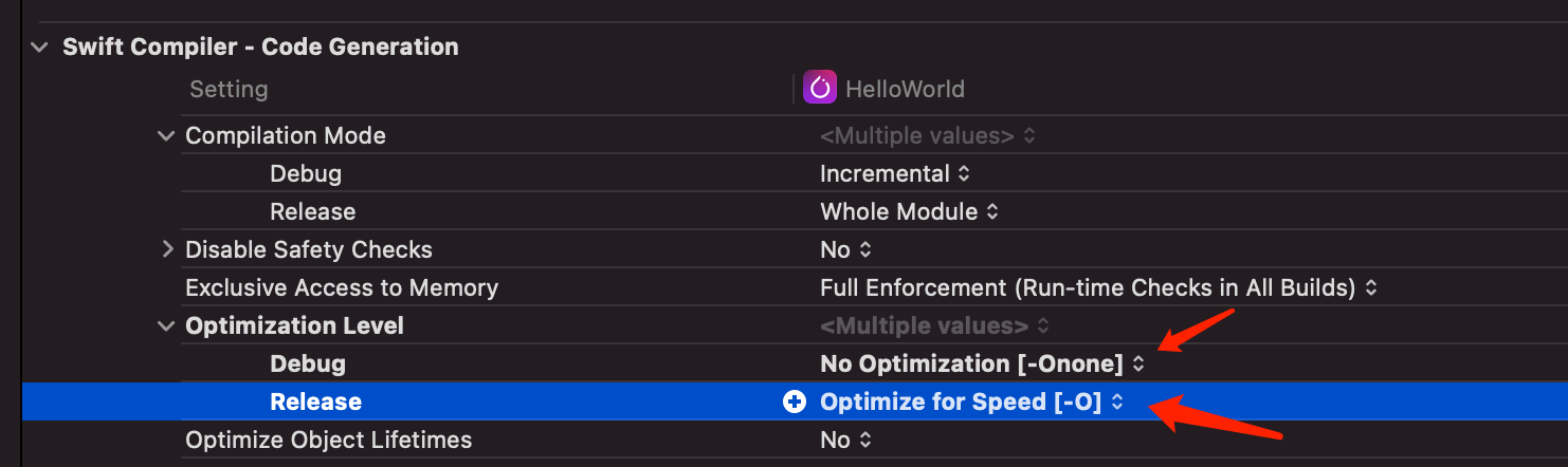 [ios] [helloworld] In Xcode Release Mode Any Module Outputs Always Same · Issue 66993