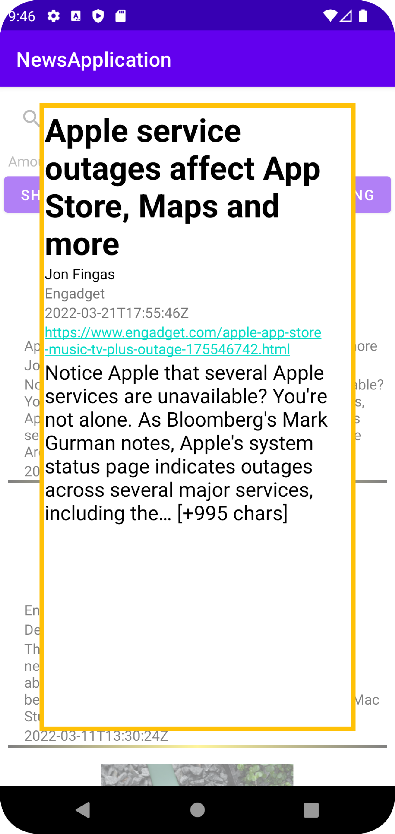 GitHub - IAmDamir/NewsApplication: A simple news application that uses ...