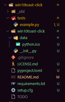 Trouble following packaging libraries tutorial - project files omitted ...