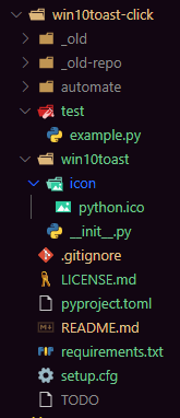 Trouble following packaging libraries tutorial - project files omitted ...