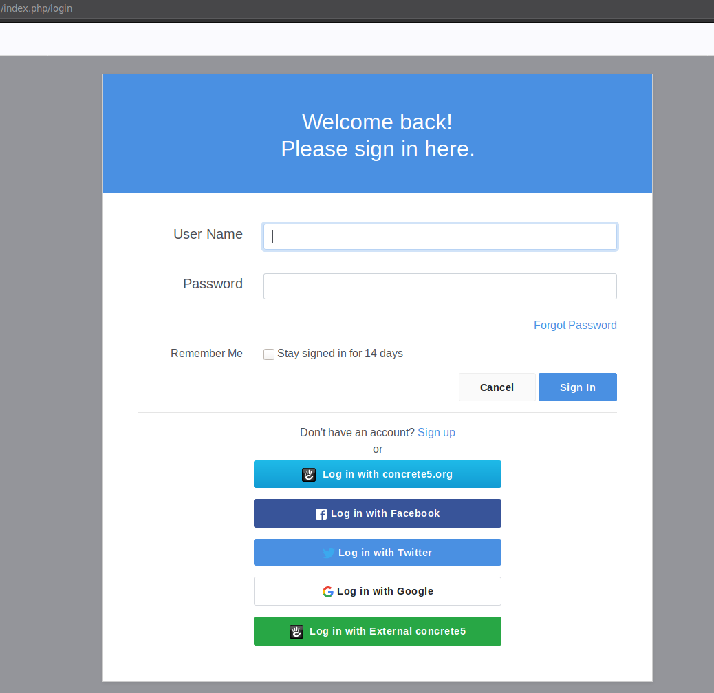 Login page UI updates · Issue #8468 · concretecms/concretecms · GitHub