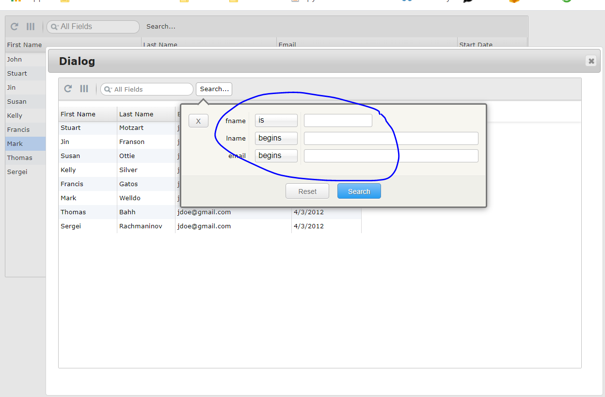 MultiSearch fields cannot be edited when grid is displayed in jquery dialog · Issue #1927 ...