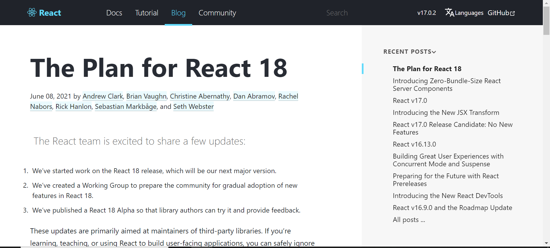 Github Pranitarajhans Clone Ui Reactjs Org