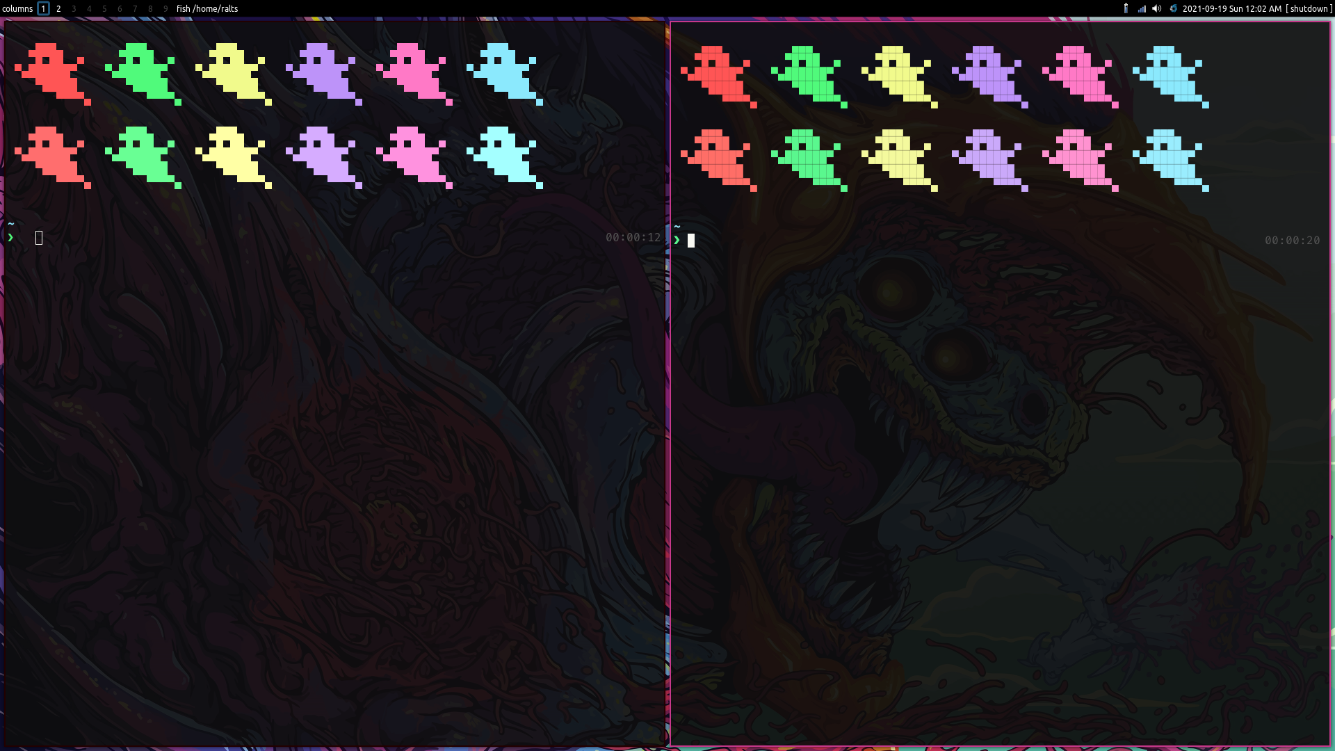 Gaps between individual colored cells · Issue #5499 · alacritty ...