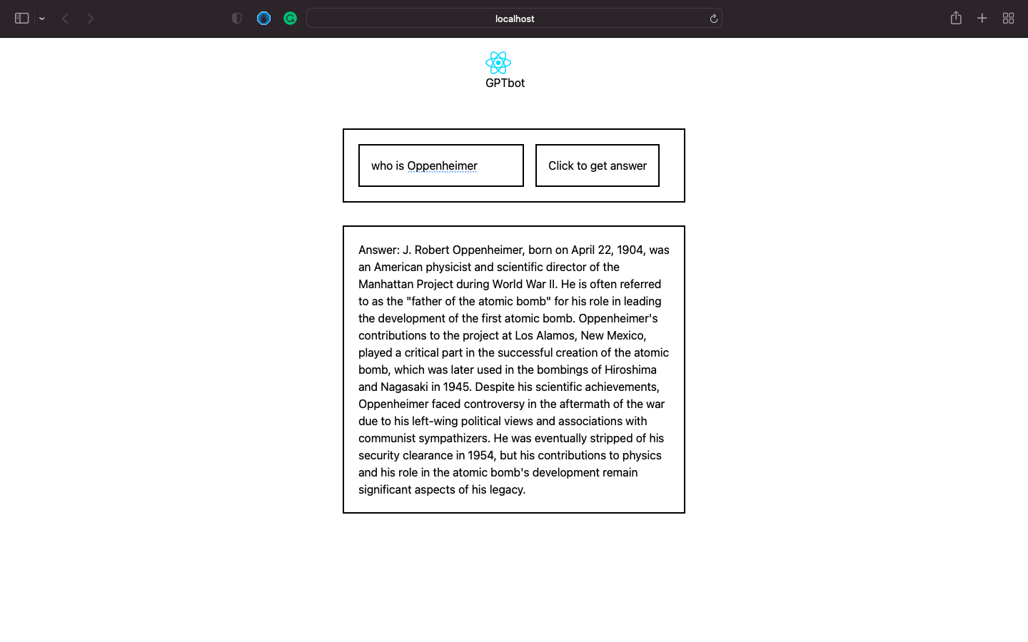 GitHub - theyashwanthsai/ChatGPT-Web-Clone: Interface similar to chatgpt