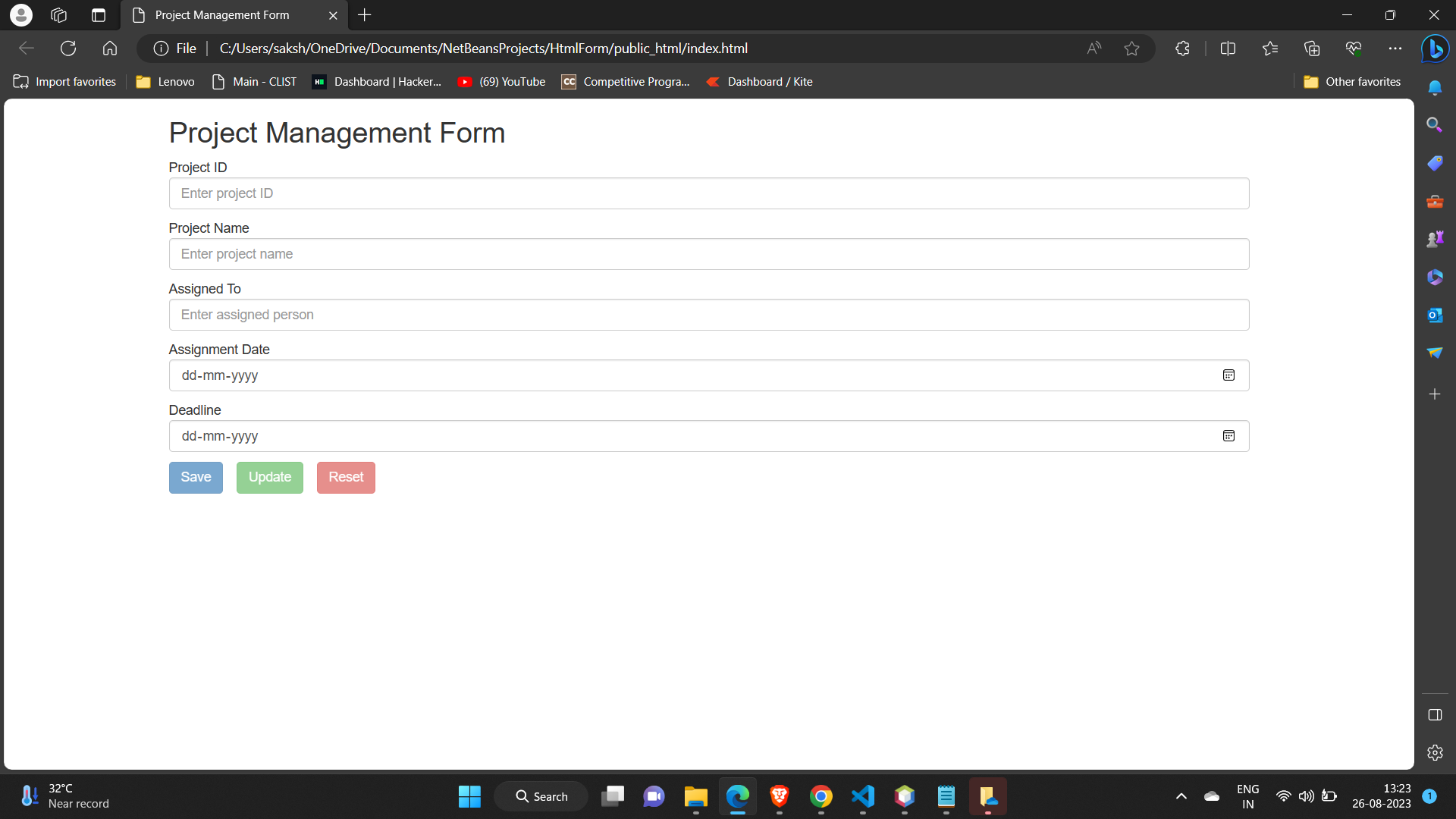 GitHub - sakshamofficial/Netbeans-JPDB-Project: This is an project ...