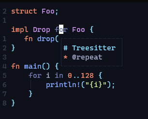 nvim-treesitter always highlightes rust `for` as TSRepeat · Issue #3641 ...