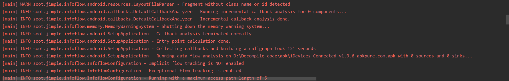 Can't find source and sink entry · Issue #413 · secure-software-engineering/FlowDroid · GitHub